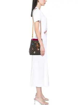 LOUIS VUITTON Monogram Love Lock Neonoe Mm Bucket Bag - Brown