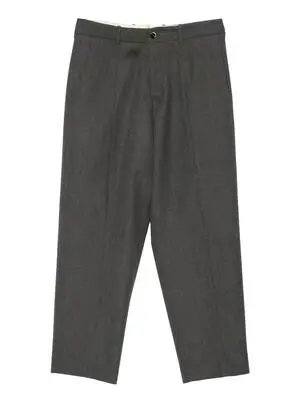 NINE:INTHE:MORNING Meteorite Pressed-crease Straight-leg Trousers - Grey