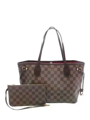 LOUIS VUITTON Damier Ebene Neverfull Pm Tote Bag - Brown