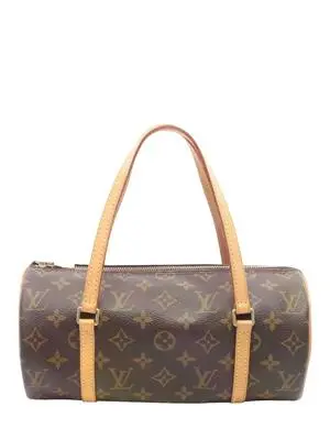 LOUIS VUITTON Monogram Papillon 26 Handbag - Brown