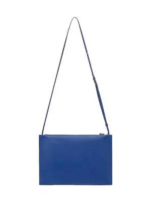 Givenchy Voyou Pouch In Shiny Leather - Blue