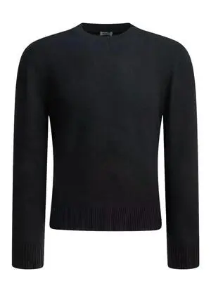 ALTUM Stockinette-stitch Crew-neck Sweater - Black