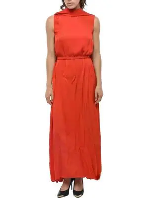 STELLA MCCARTNEY Stella McCartney Sleeveless Belted Maxi Dress