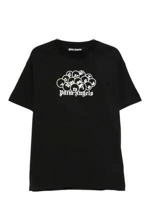 Palm Angels Pa Pool Graphic-print T-shirt - Black