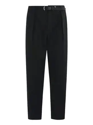 WHITE SAND White Sand Pleated Trousers With Buckle Fastening