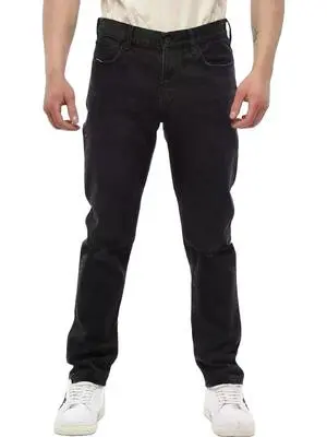 Off-White Distressed Skinny-fit Jeans - Black