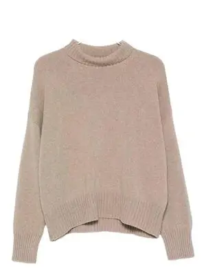 ARAGONA Aragona Ribbed-Trim Turtleneck Sweater