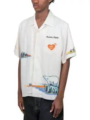 HUMAN MADE Graphic-print Shirt - White