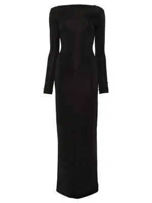 Cult Gaia Armand Long-sleeve Maxi Dress - Black