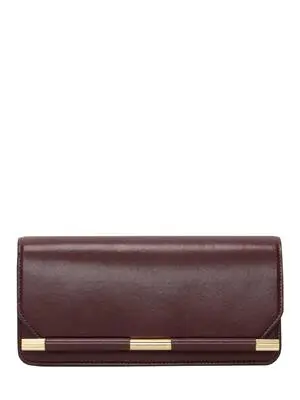 Victoria Beckham 202 Clutch Bag - Burgundy