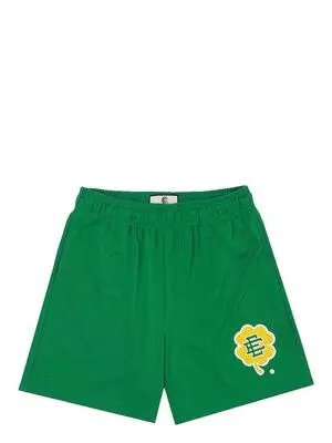ERIC EMANUEL Mesh Clover Print Shorts - Green