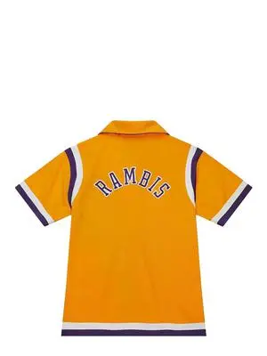 Mitchell & Ness Los Angeles Lakers 1987 Kurt Rambis Authentic Shooting Shirt - Orange