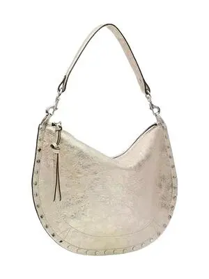 Isabel Marant Étoile Oskan Soft Zip Shoulder Strap Bag - Gold