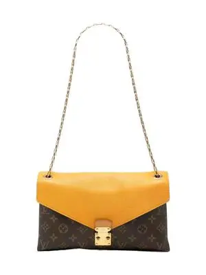 LOUIS VUITTON Monogram Pallas Chain Shoulder Bag - Yellow