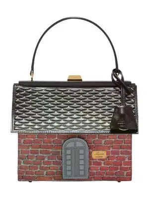 Moschino Moschino House-Shaped Tote Bag Red