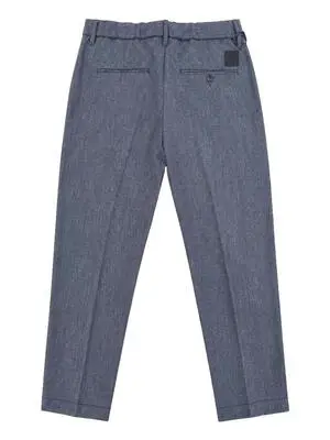 Jacob Cohen Plane Pressed-crease Trousers - Blue