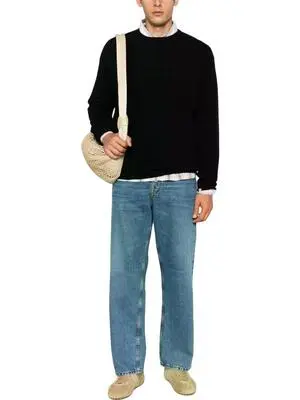Extreme Cashmere Paolo Crew-neck Long-sleeve Sweater - Black