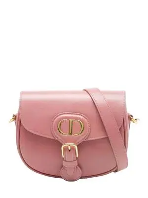 Dior 2021 Small Leather Bobby Crossbody Bag - Pink