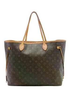 LOUIS VUITTON 2008 Monogram Neverfull Gm Tote Bag - Brown