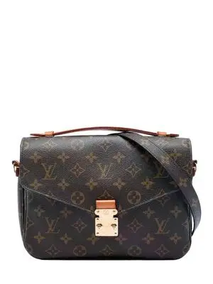 LOUIS VUITTON 2019 Monogram Pochette Metis Satchel - Brown
