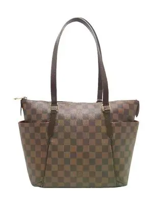 LOUIS VUITTON Damier Ebene Totally Pm Tote Bag - Brown