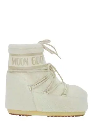 Moon Boot Icon Low Shearling-effect Boots - Neutrals