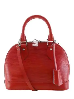 LOUIS VUITTON Epi Leather Alma Bb Satchel - Red