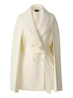 Mackage Susie Wool Cape - Cream