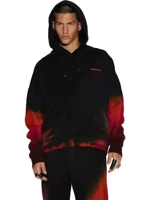 Dsquared2 Tie-dye Flame Hoodie - Fantasy