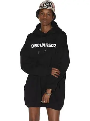 Dsquared2 Hoodie Dress - Black