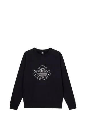 NEW BALANCE Athletics Graphic Sweat Crew - Black