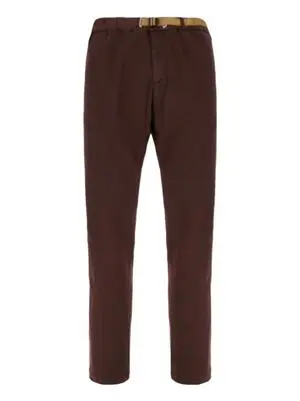WHITE SAND Elasticated Waist Belted Trousers - No