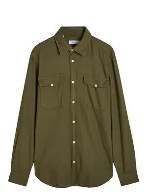 Boglioli Woven Shirt - Olive
