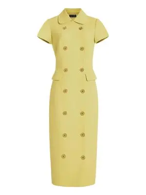 SERGIO HUDSON Sergio Hudson Double-Breasted Blazer Dress