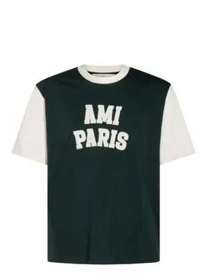 AMI Paris Logo T-shirt - Green