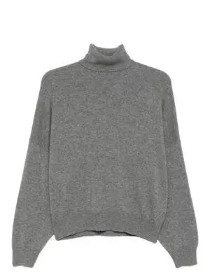 Brunello Cucinelli Cashmere Turtle-neck Sweater - Grey