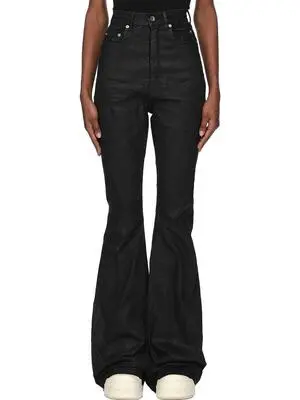 Rick Owens Bootcut Denim Jeans - Black