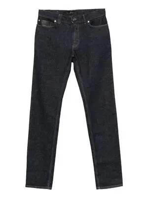 Brioni Cotton And Cashmere Denim Jeans - Blue
