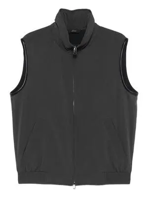 Brioni Nylon Down Vest - Grey
