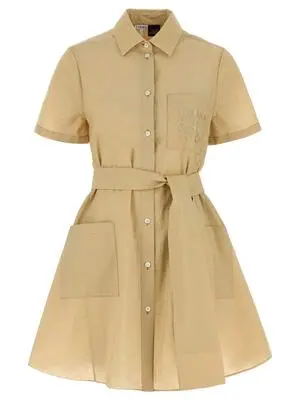 Loewe Shirt Dress - Brown