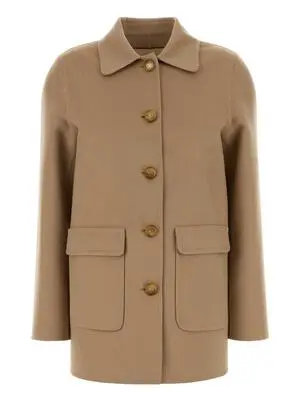 Valentino Garavani Virgin Wool And Cashmere Blazer - Brown