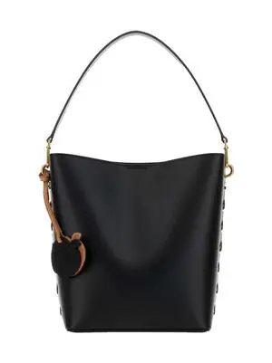 Stella McCartney Alter Mat Frayme Bucket Bag - Black