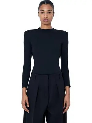 JIL SANDER JIL SANDER Long Sleeve Wool Bodysuit