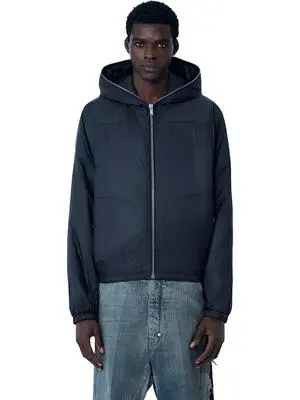 Rick Owens Padded Zip-up Windbreaker Jacket - Black