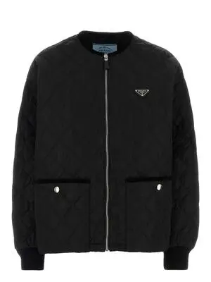 Prada Quilted Polyester Jacket - Black