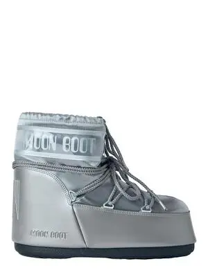 Moon Boot Icon Low Glance Lace-up Boots - Silver