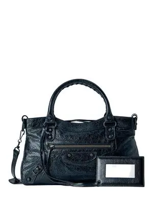 Balenciaga Le City First Handbag - Black