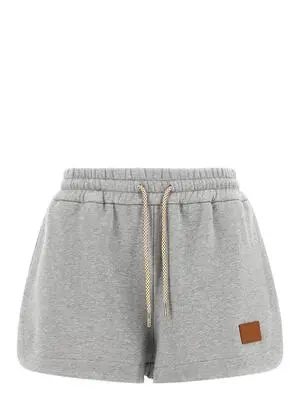 Fendi Essentia Sweatshirt Shorts - Gray