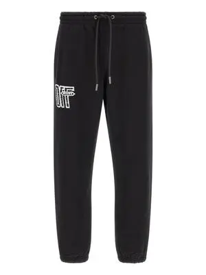 Off-White Motion Arrow Cuffed' Joggers - Black