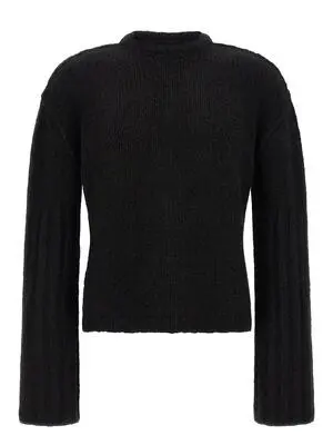 Rick Owens Silk And Cashmere Sweater - Black